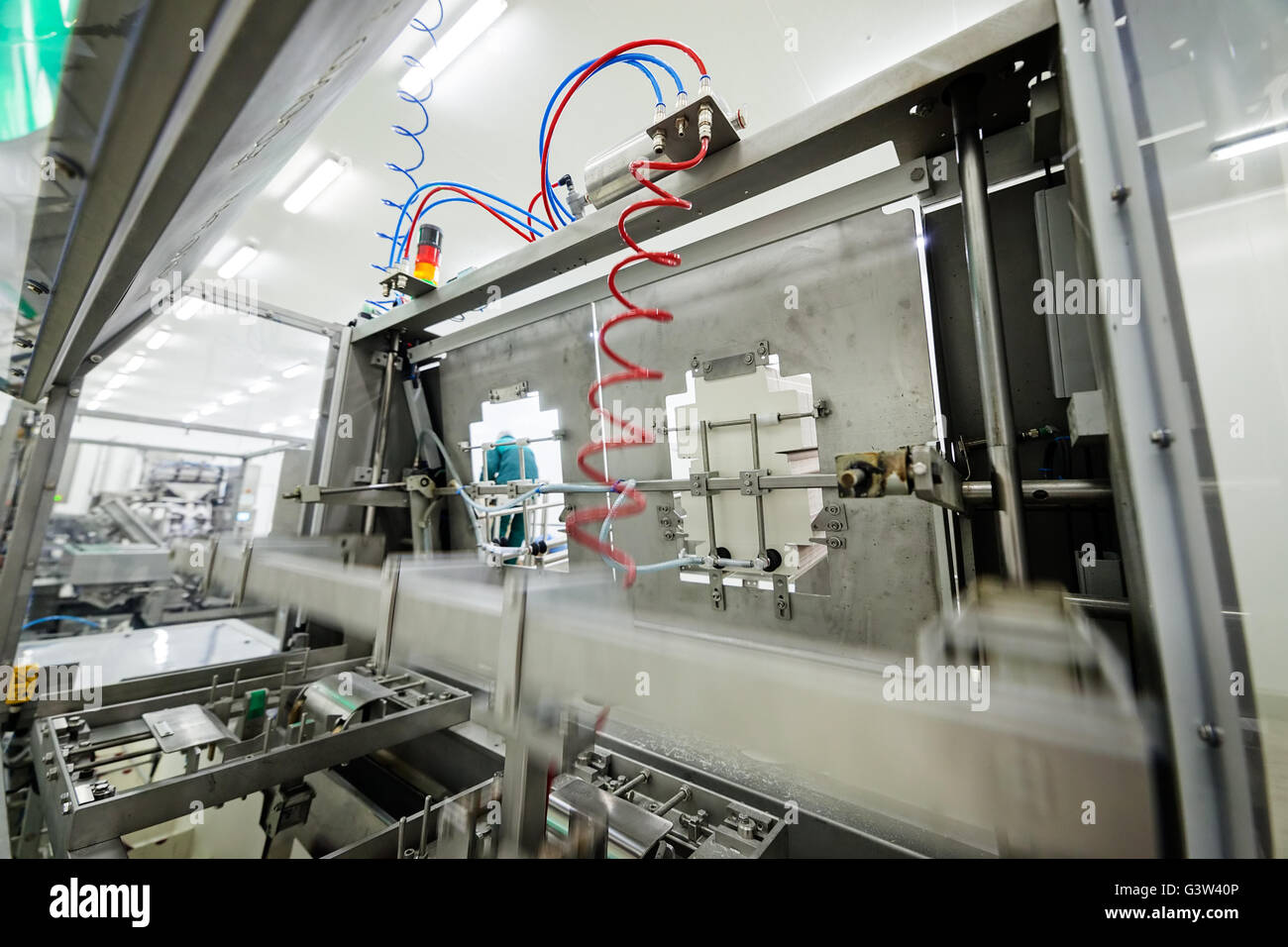 food packing and sorting industry equipment Stock Photo - Alamy