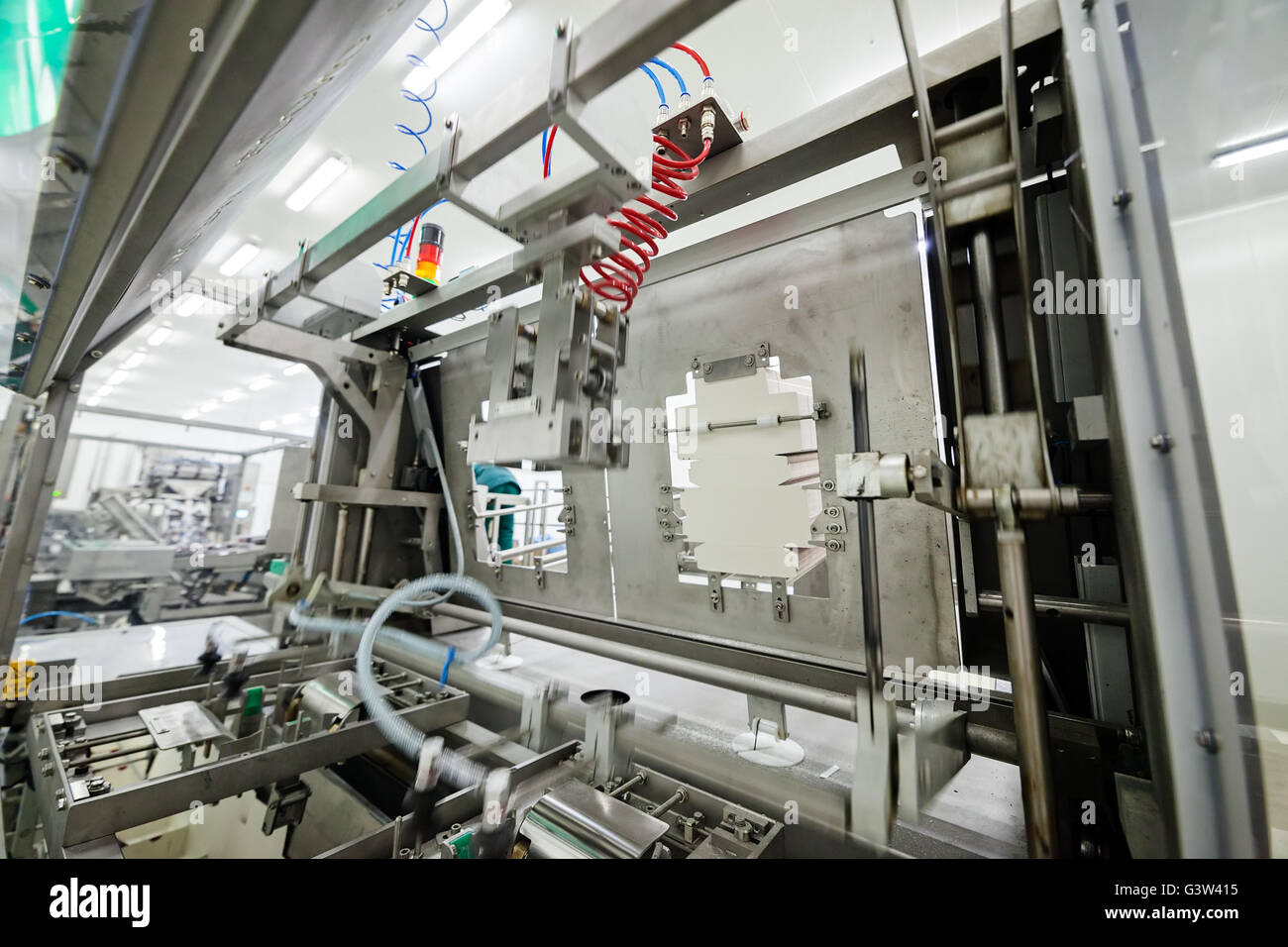 food packing and sorting industry equipment Stock Photo - Alamy