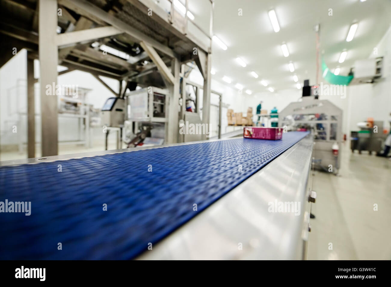 food packing and sorting industry equipment Stock Photo - Alamy