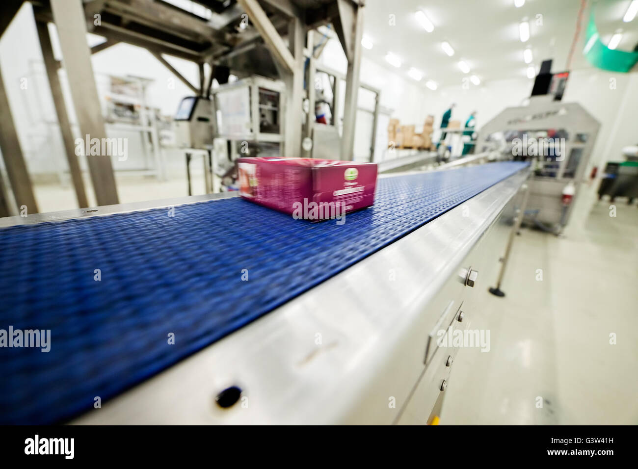 food packing and sorting industry equipment Stock Photo - Alamy