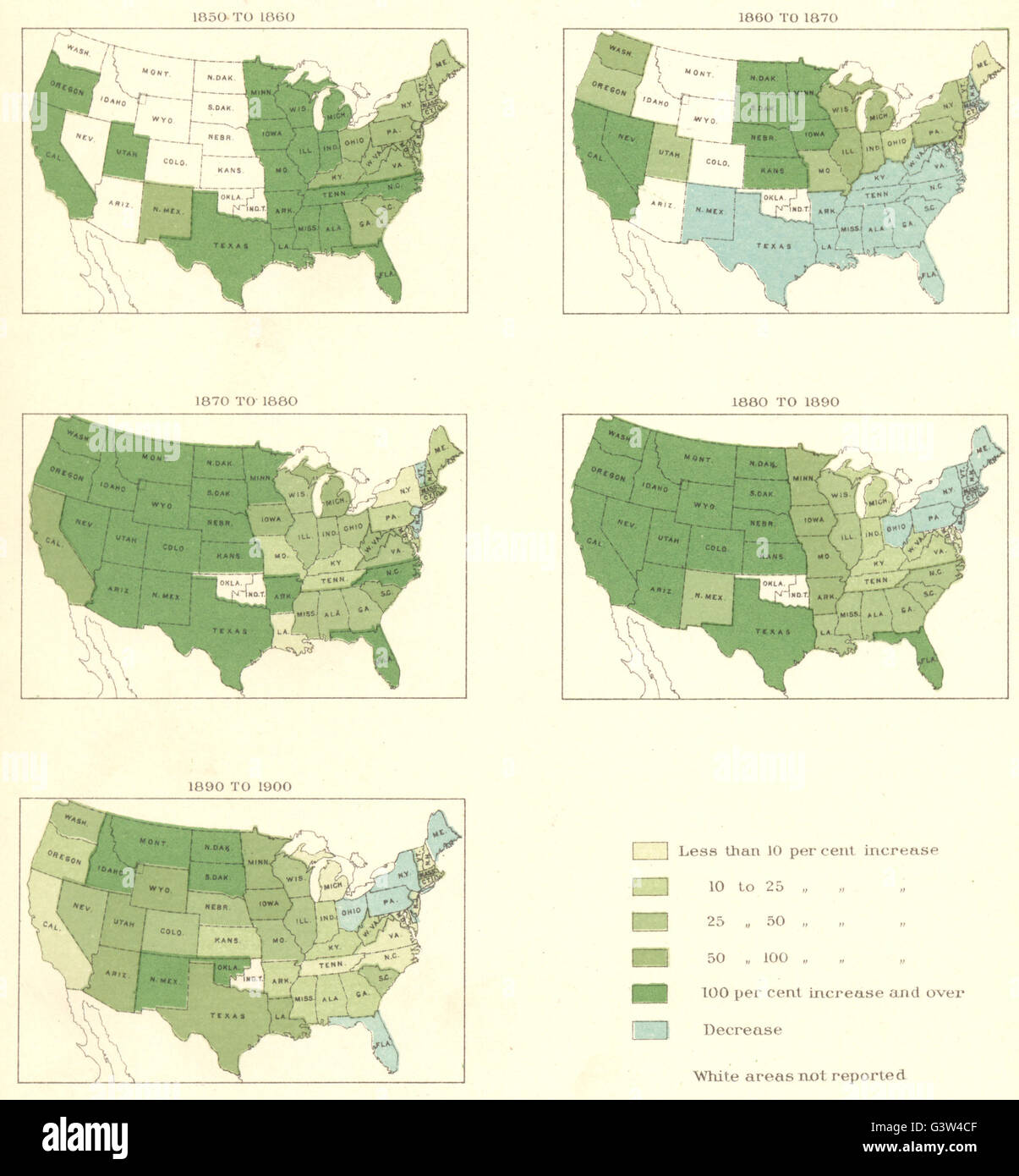 Regions Of The Us 1850