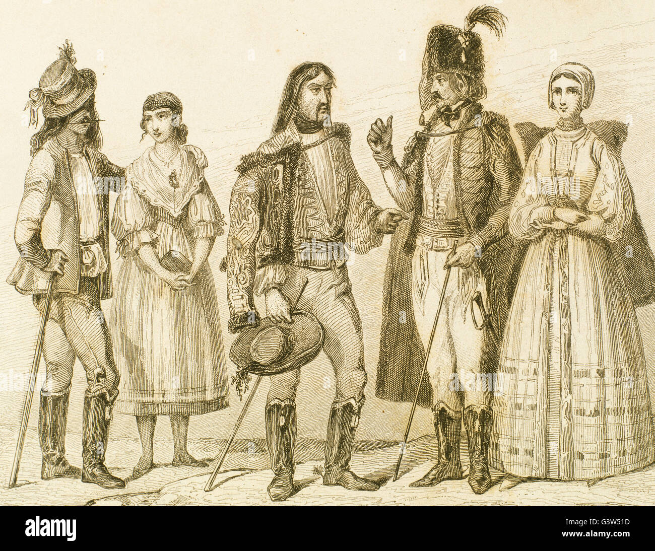 Hungarian costume hi-res stock photography and images - Alamy