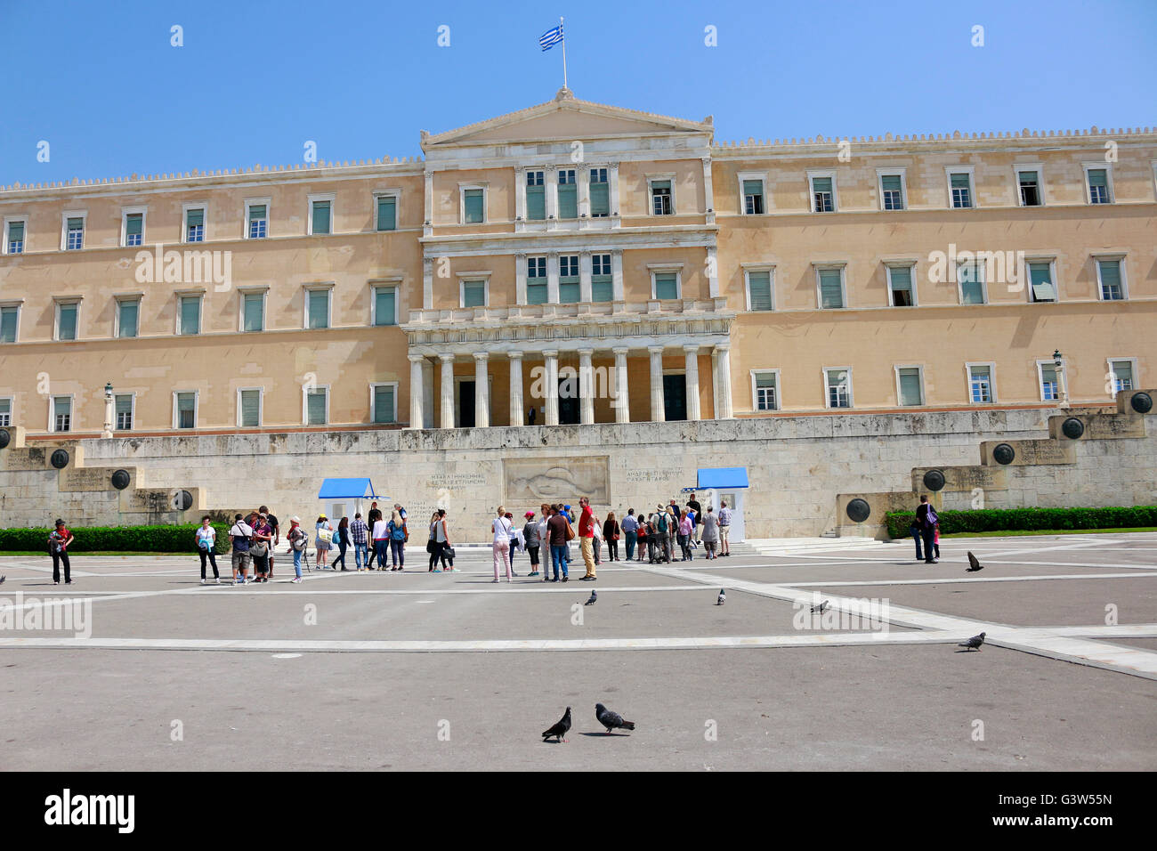 Parlamentsgebaeude, Athen, Griechenland Stock Photo - Alamy