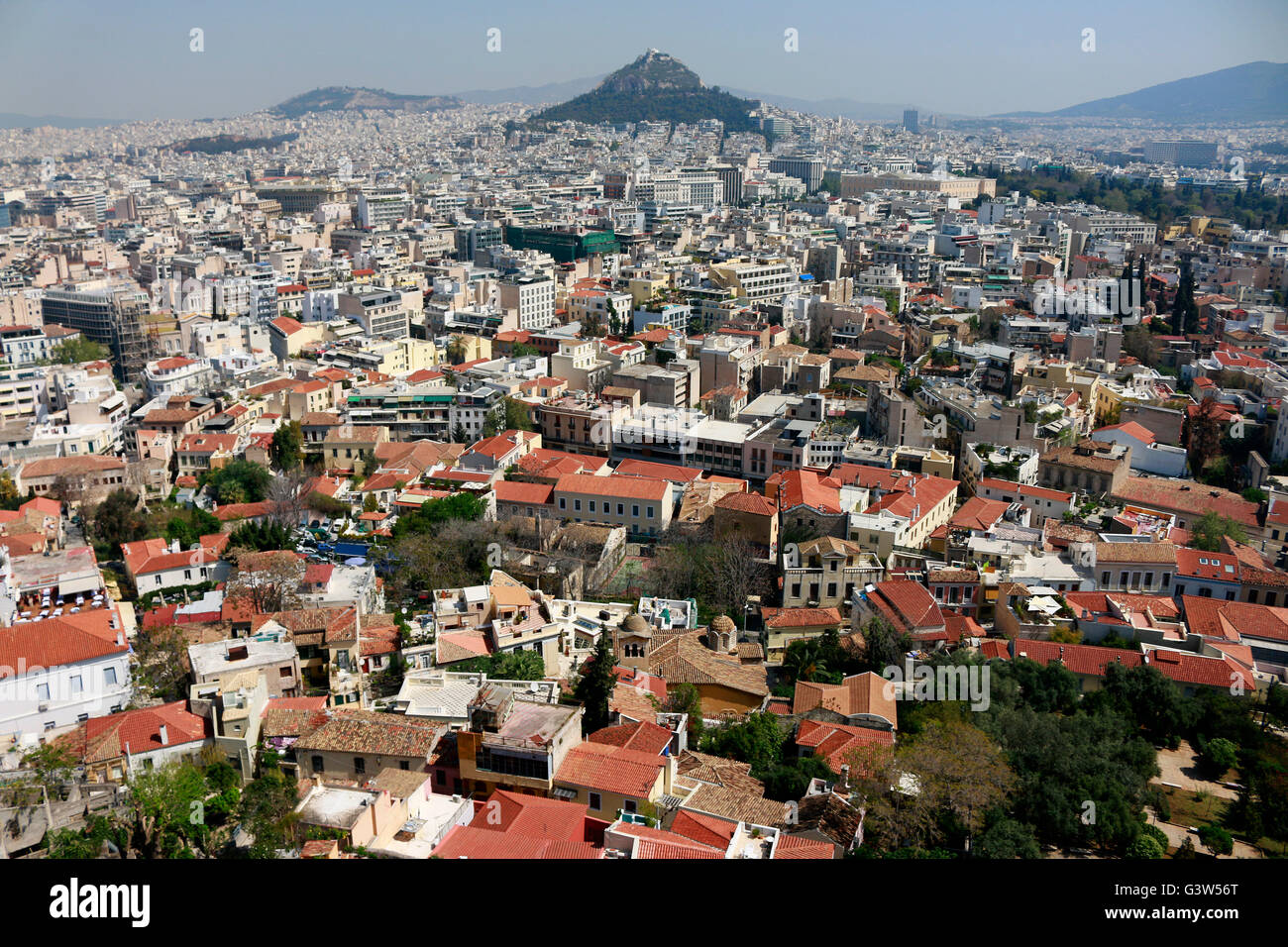 Lykabettus lykavittos mount hill hi-res stock photography and images ...