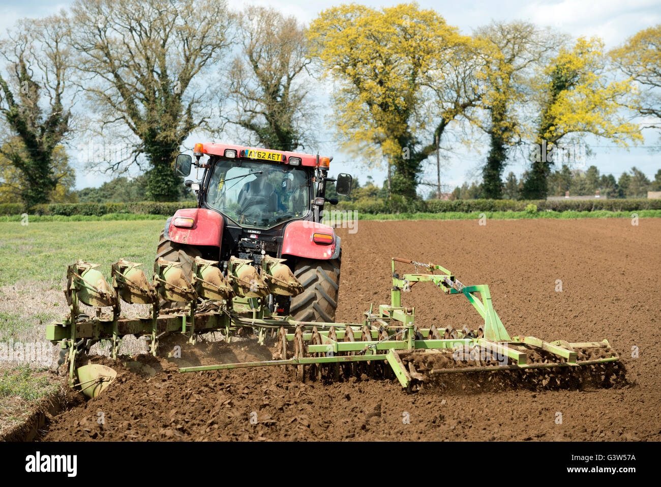 Plough furrow hi-res stock photography and images - Alamy