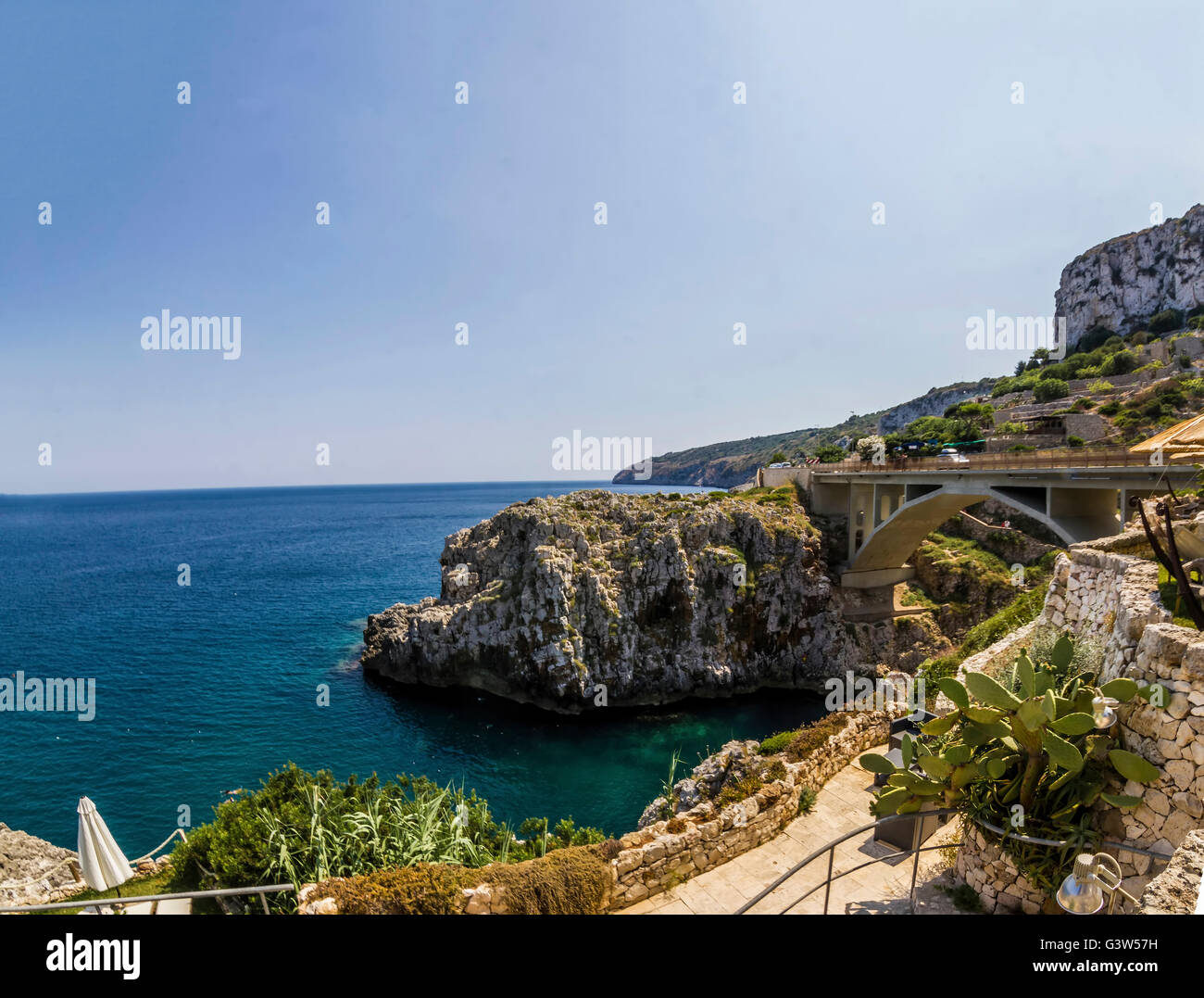 bridge ciolo salento lecce santa maria di leuca panorama seascape Stock ...