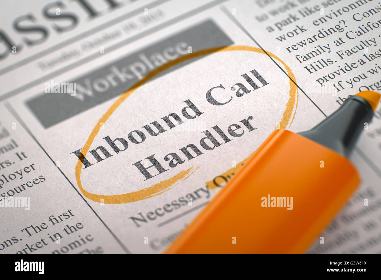Inbound Call High Resolution Stock Photography and Images - Alamy