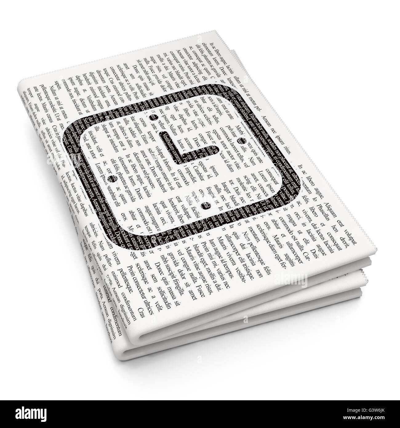 Timeline concept: Watch on Newspaper background Stock Photo - Alamy