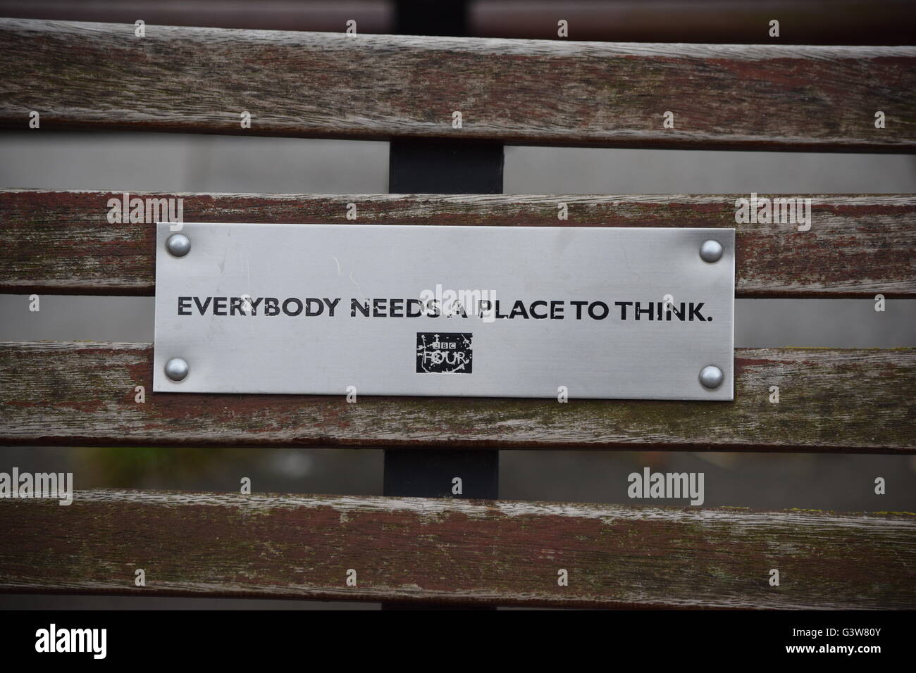 Everybody needs a place to think Stock Photo - Alamy