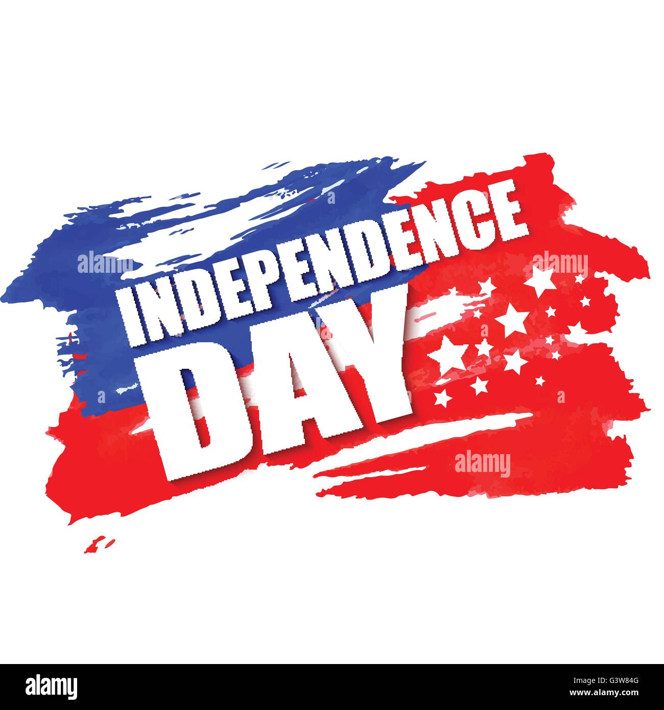 American Independence Day lettering design. A template background for ...