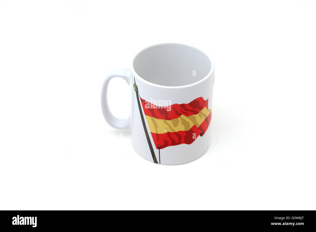 Mug With Spanish Flag Stock Photo - Alamy