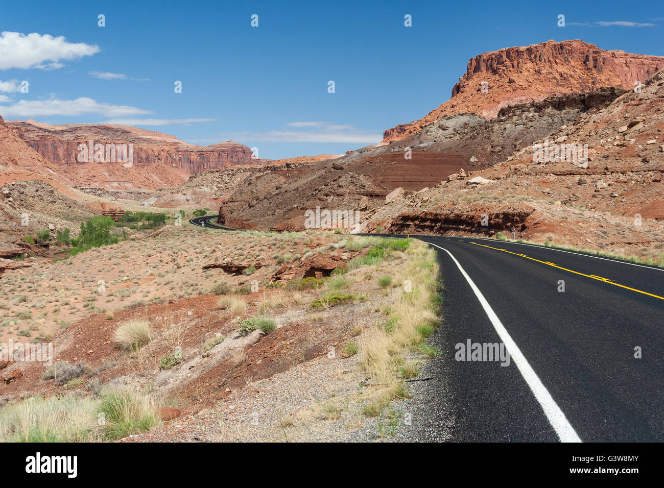 Desert view of central Utah Stock Photo - Alamy