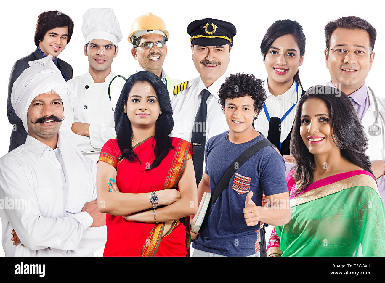 Standing looking at camera journalist uniform hi-res stock photography ...