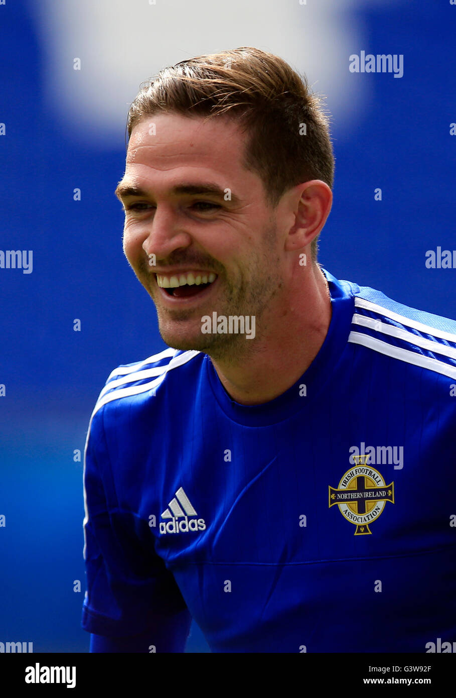 Kyle lafferty training for northern ireland hi-res stock photography ...