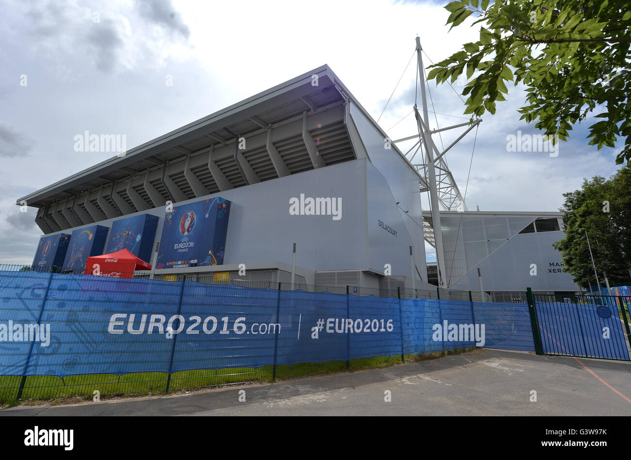 A general view of the Stade Felix Bollaert-Delelis, Lens Stock Photo ...