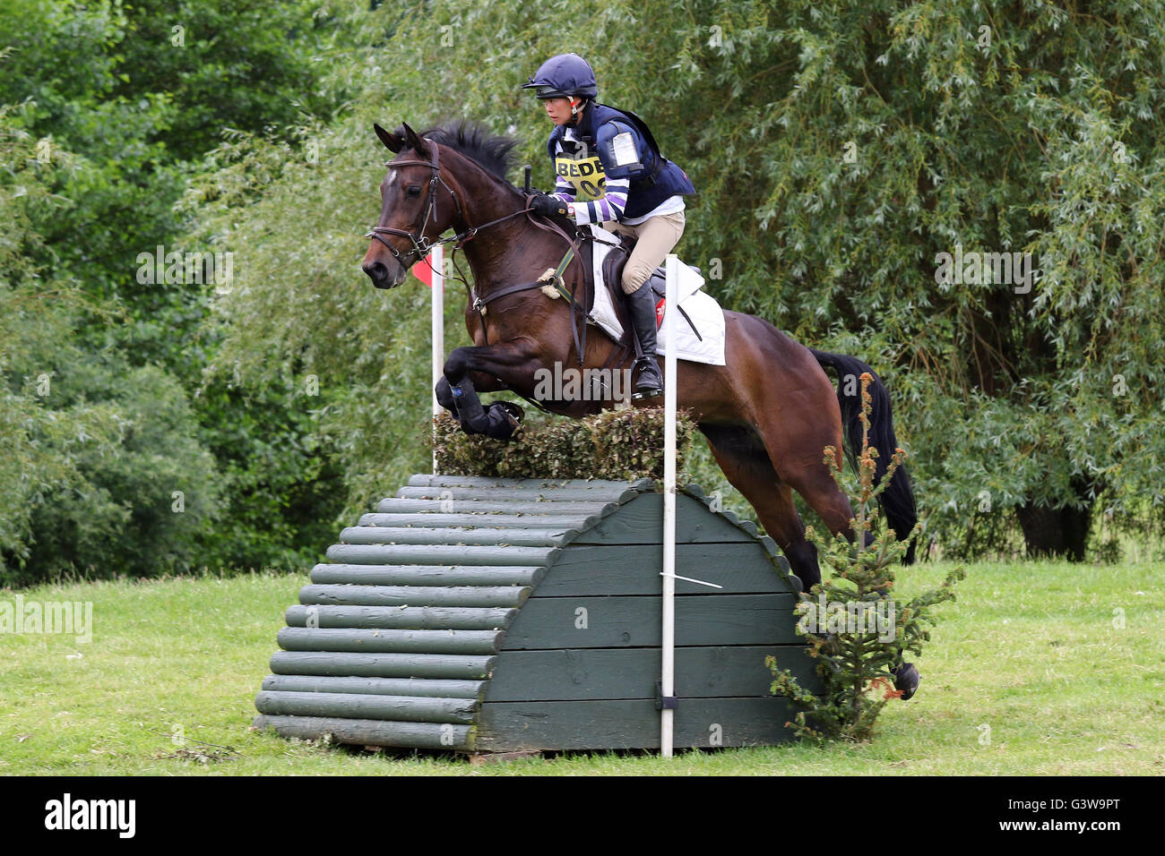 Annie Ho (Hong Kong) riding at BCA Horse Trials, 11th June 2016 Stock ...