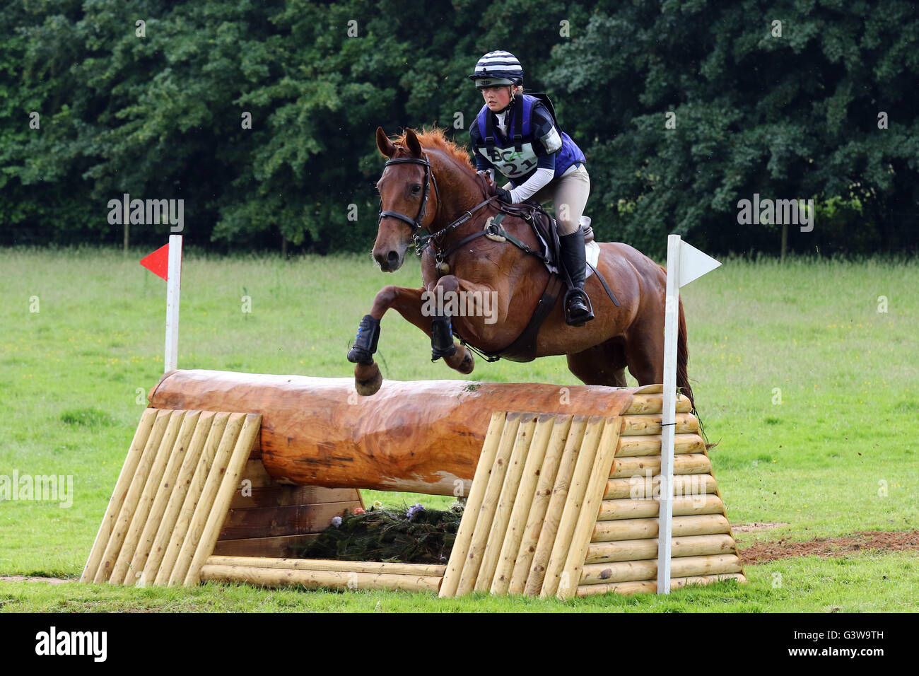Imogen White in the Open Novice U18 at BCA Horse Trials, 11th June 2016 ...
