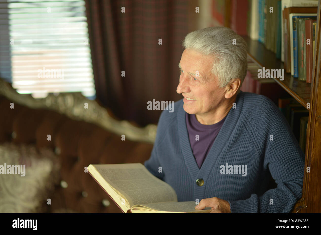 Handsome retired man Stock Photo - Alamy