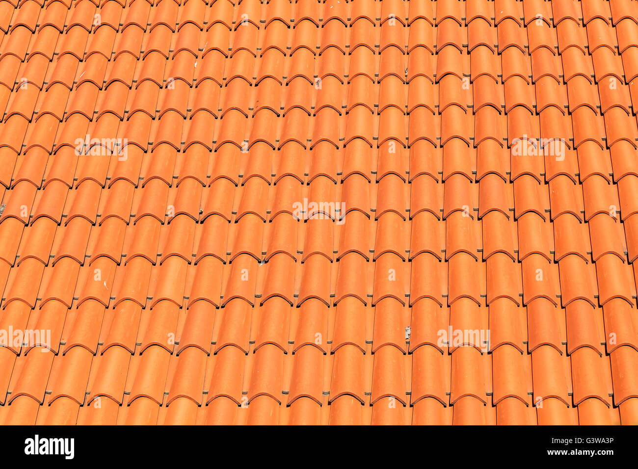 pattern detail of orange ceramic roof tiles Stock Photo - Alamy