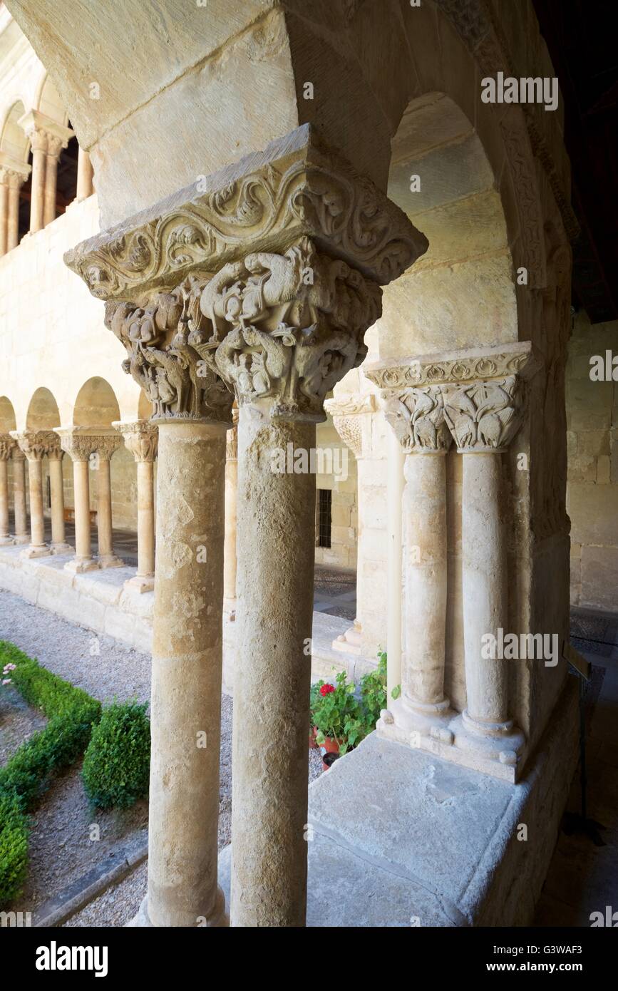 Santo domingo de silos capitals hi-res stock photography and images - Alamy