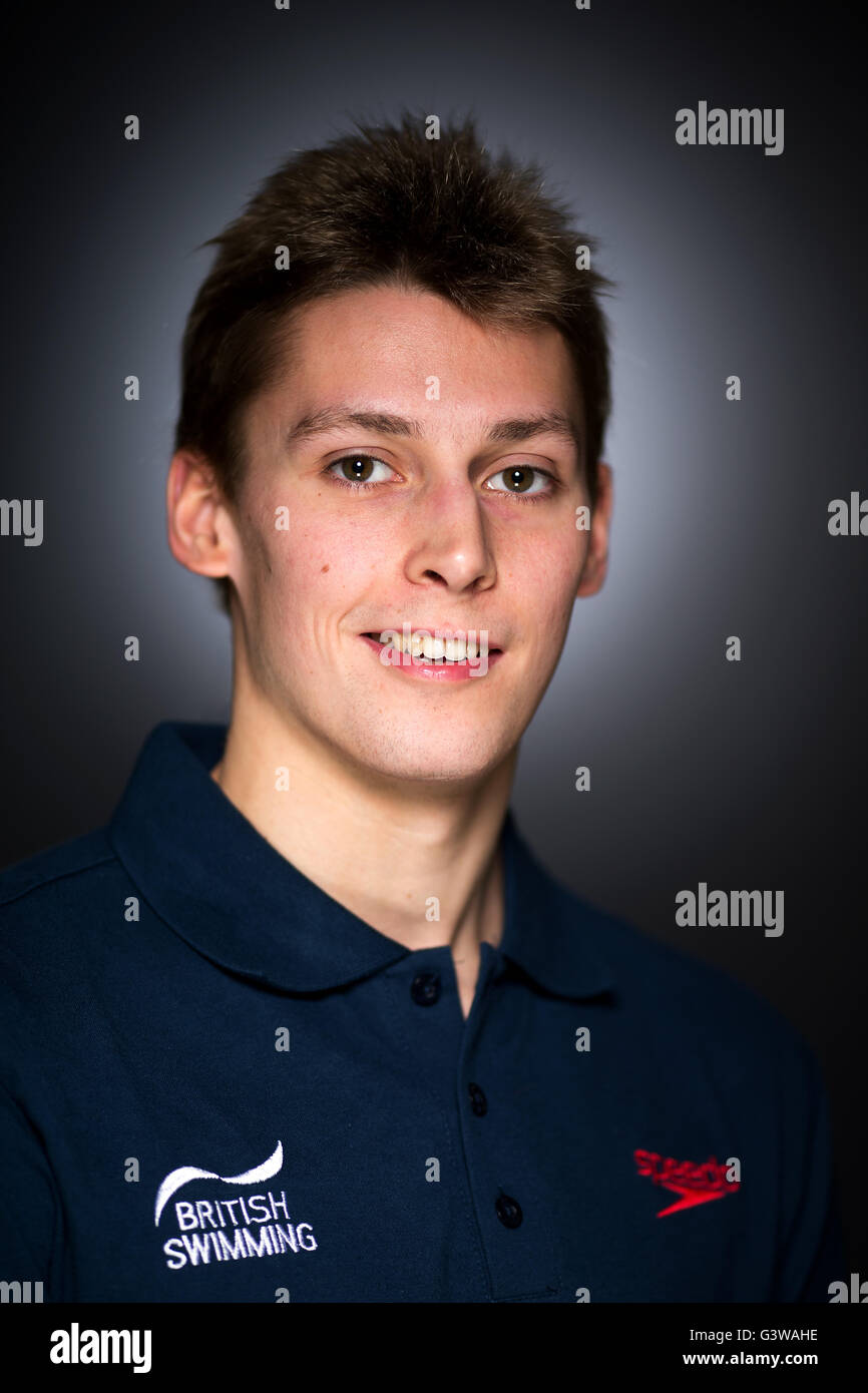 British Swimming's Stephen Milne during a media day at The Holiday Inn ...