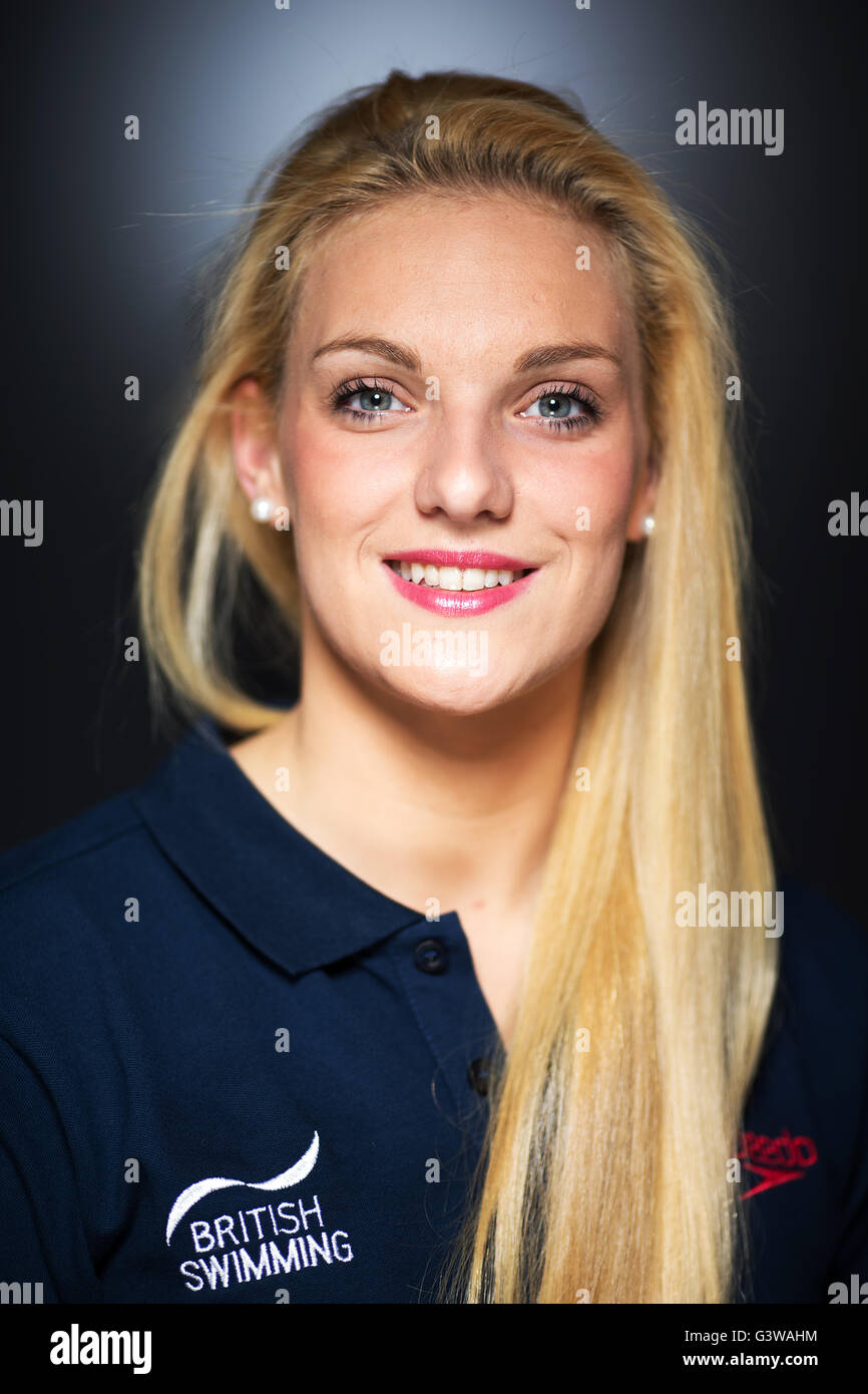 British Swimming's Eleanor Faulkner during a media day at The Holiday ...