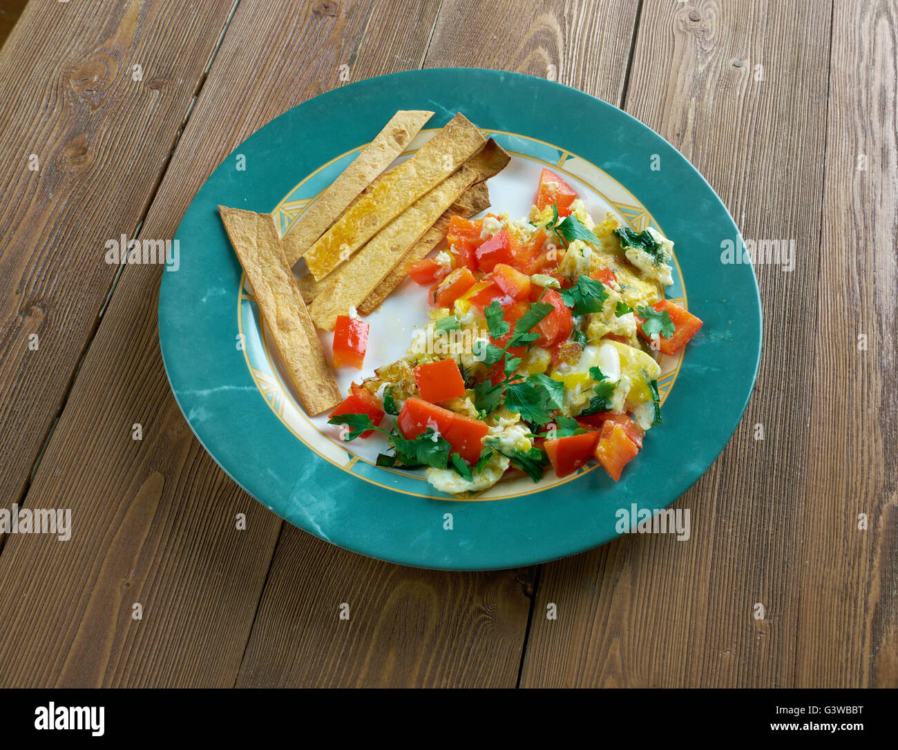 Migas Tex-Mex cuisine - migas is a traditional breakfast dish ...