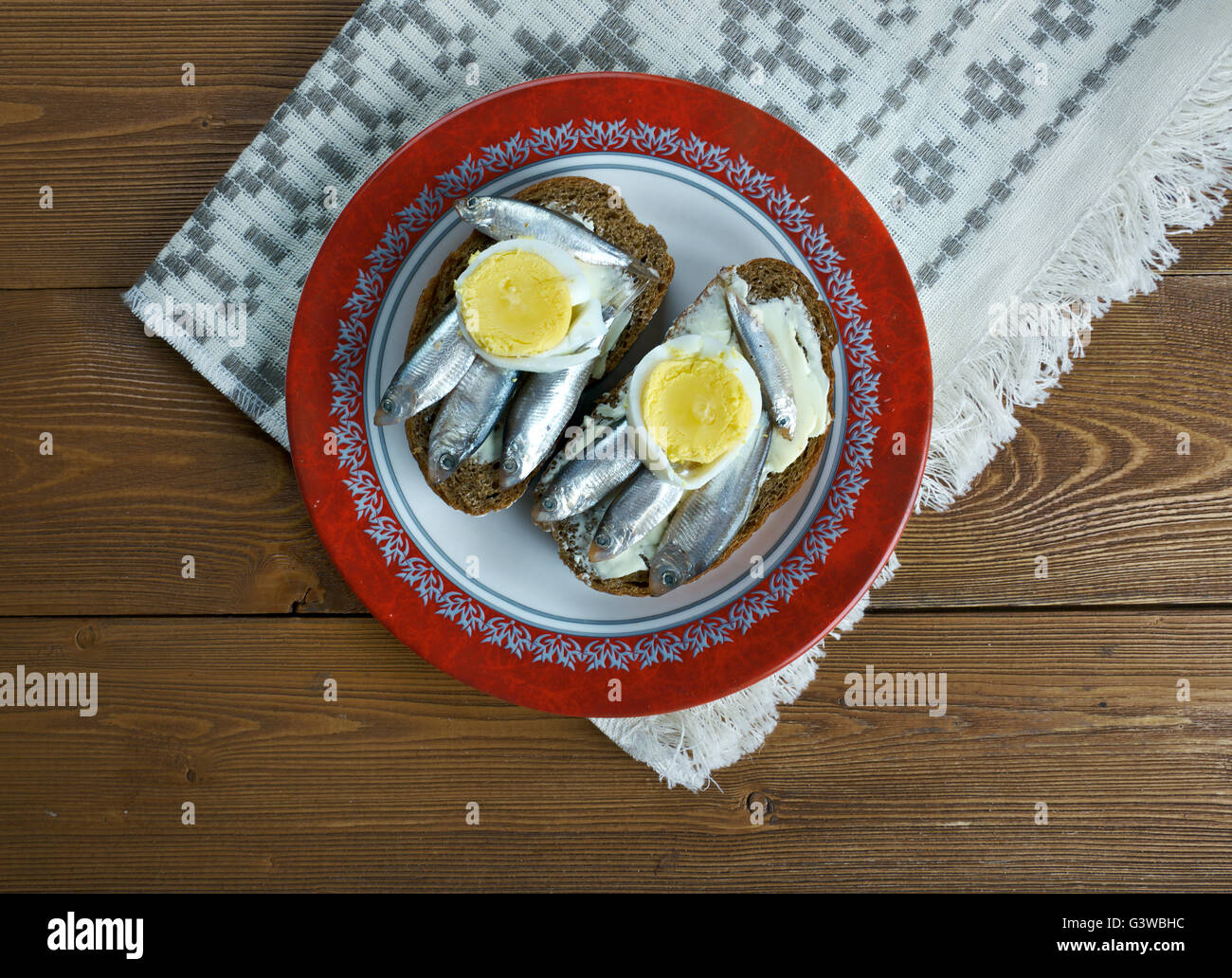Estonian sprat sandwich hi-res stock photography and images - Alamy
