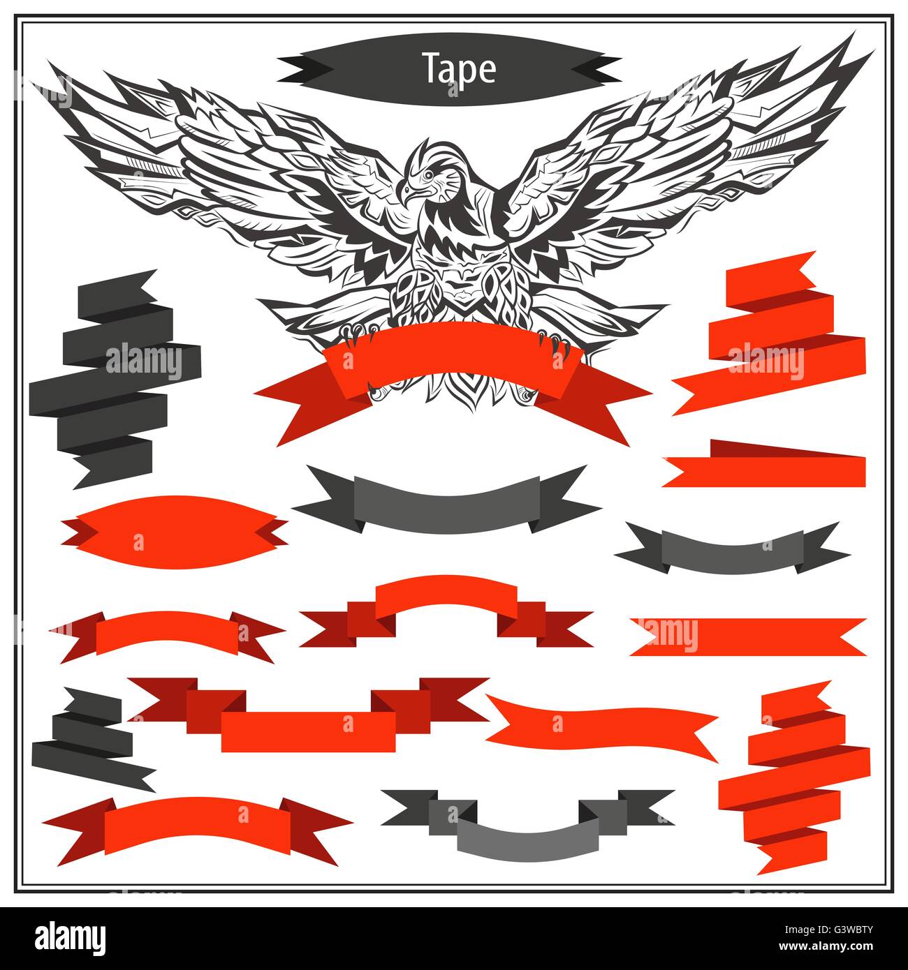 Wing heritage Stock Vector Images - Alamy