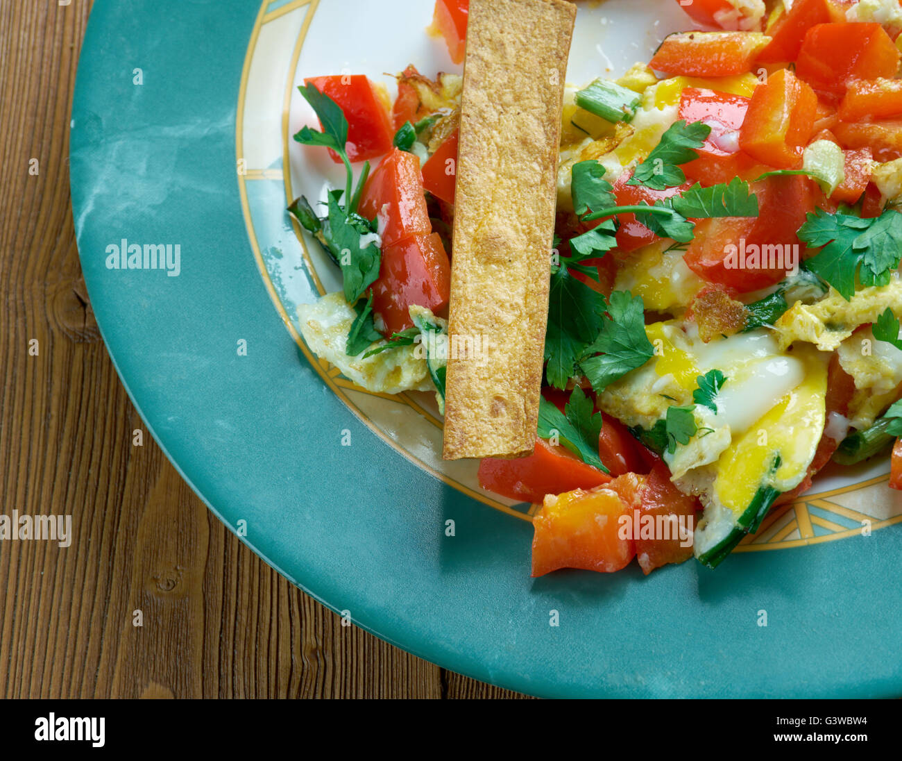 Migas Tex-Mex cuisine - migas is a traditional breakfast dish ...