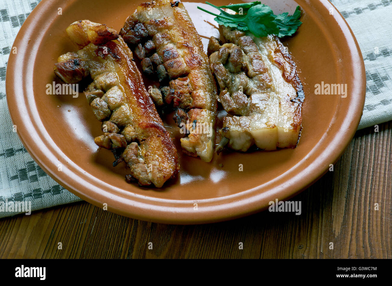 Belly chicharron hi-res stock photography and images - Alamy