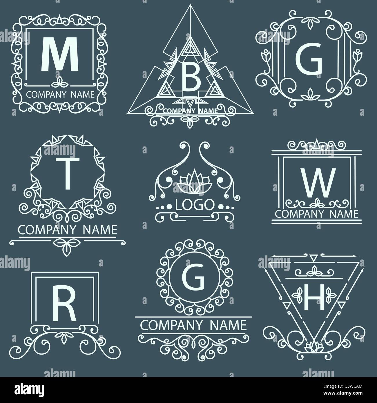 Victorian Vintage Logo Design