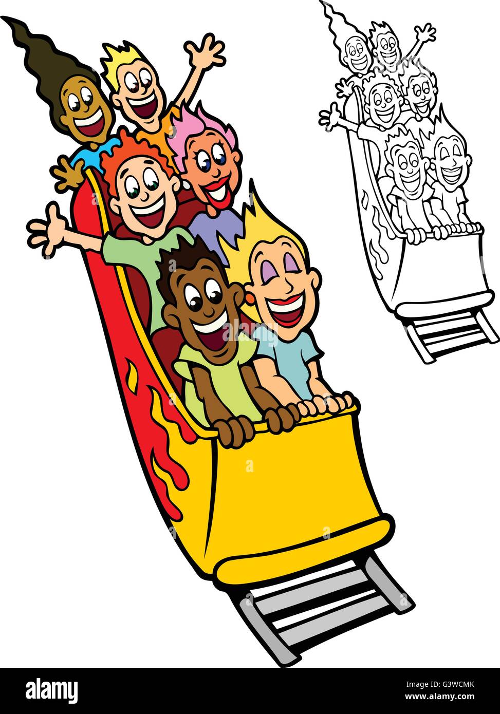 Roller Coaster Teens High Resolution Stock Photography and Images - Alamy