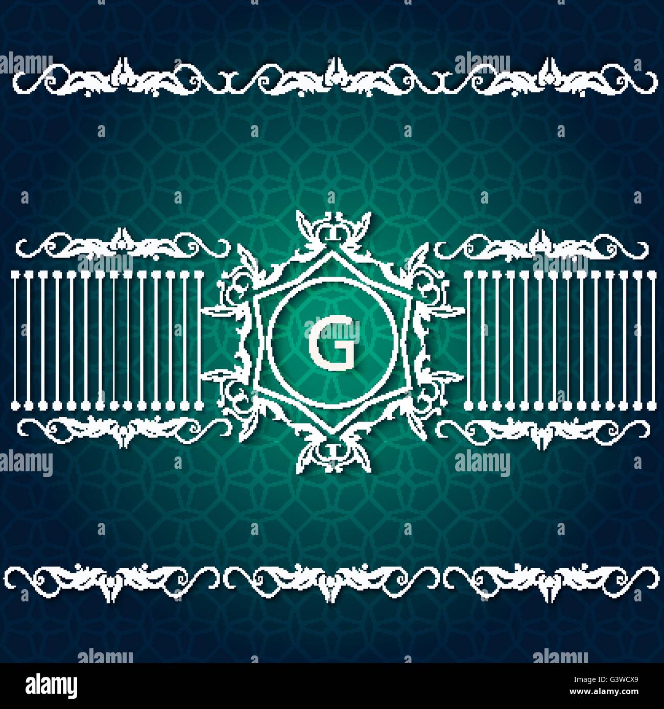 Greeting card corporate style, logo, ornament Stock Vector Image & Art ...