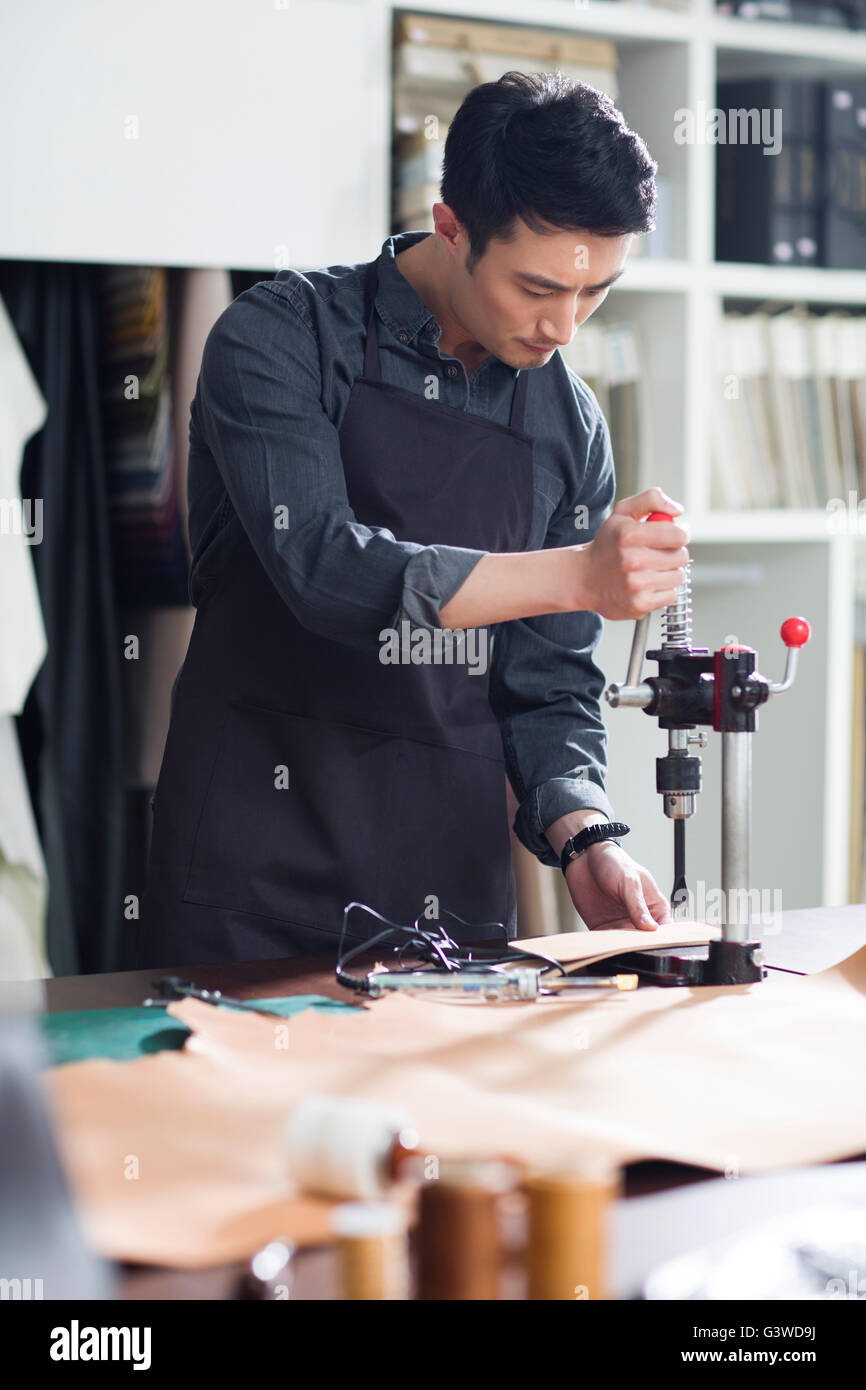 Craftsman working in his studio Stock Photo - Alamy