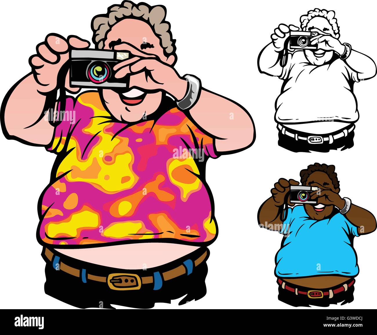 The American Traveler Stock Vector Images - Alamy