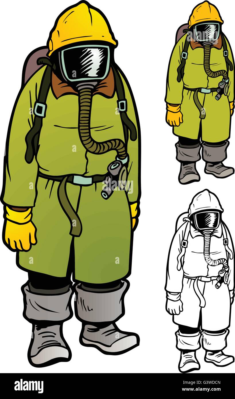 Hazmat gear Stock Vector Images - Alamy