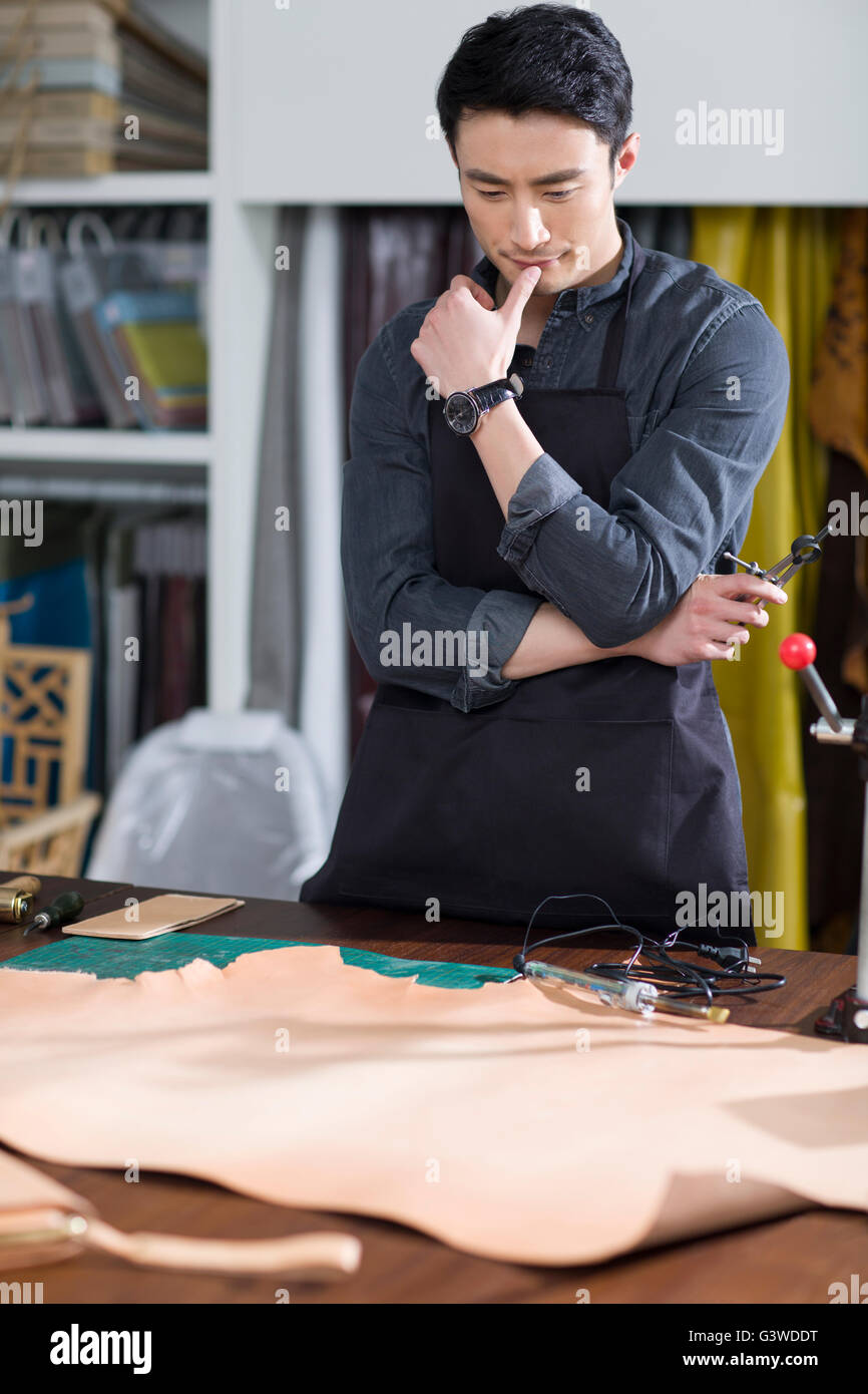 Craftsman working in his studio Stock Photo - Alamy