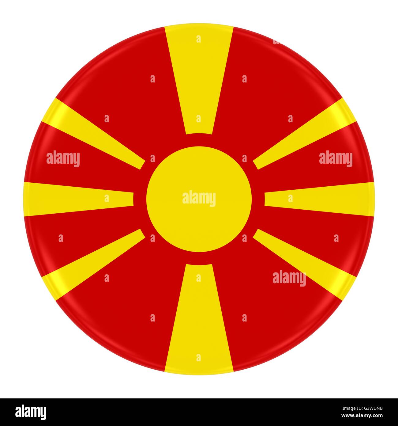 Macedonia country flag pin hi-res stock photography and images - Alamy