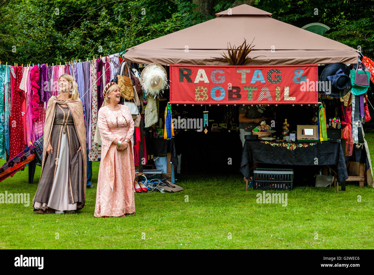 Local People Dressed In Medieval Costume At The Medieval Fair Of ...