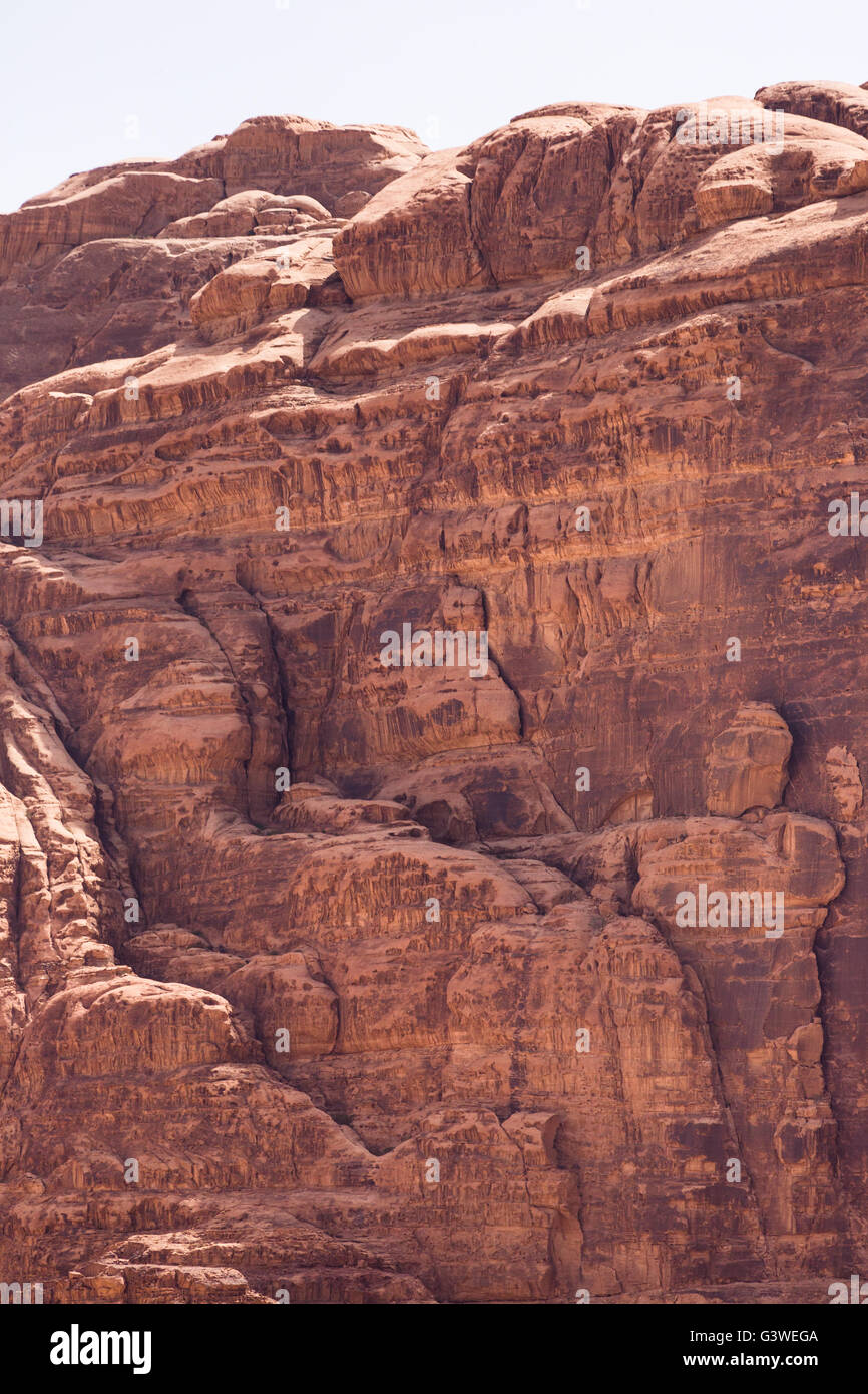 Sandstone Desert mountains Wadi Rum Jordan Stock Photo - Alamy