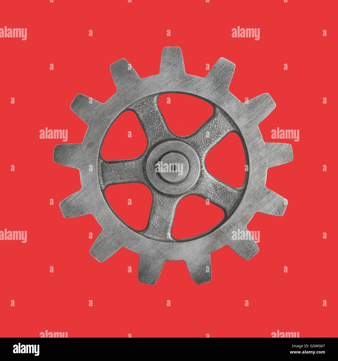 Cogs isolate on background Stock Photo - Alamy