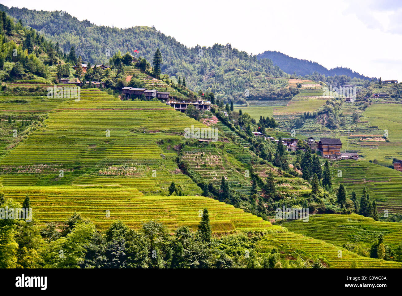 Village rice terraces hi-res stock photography and images - Alamy