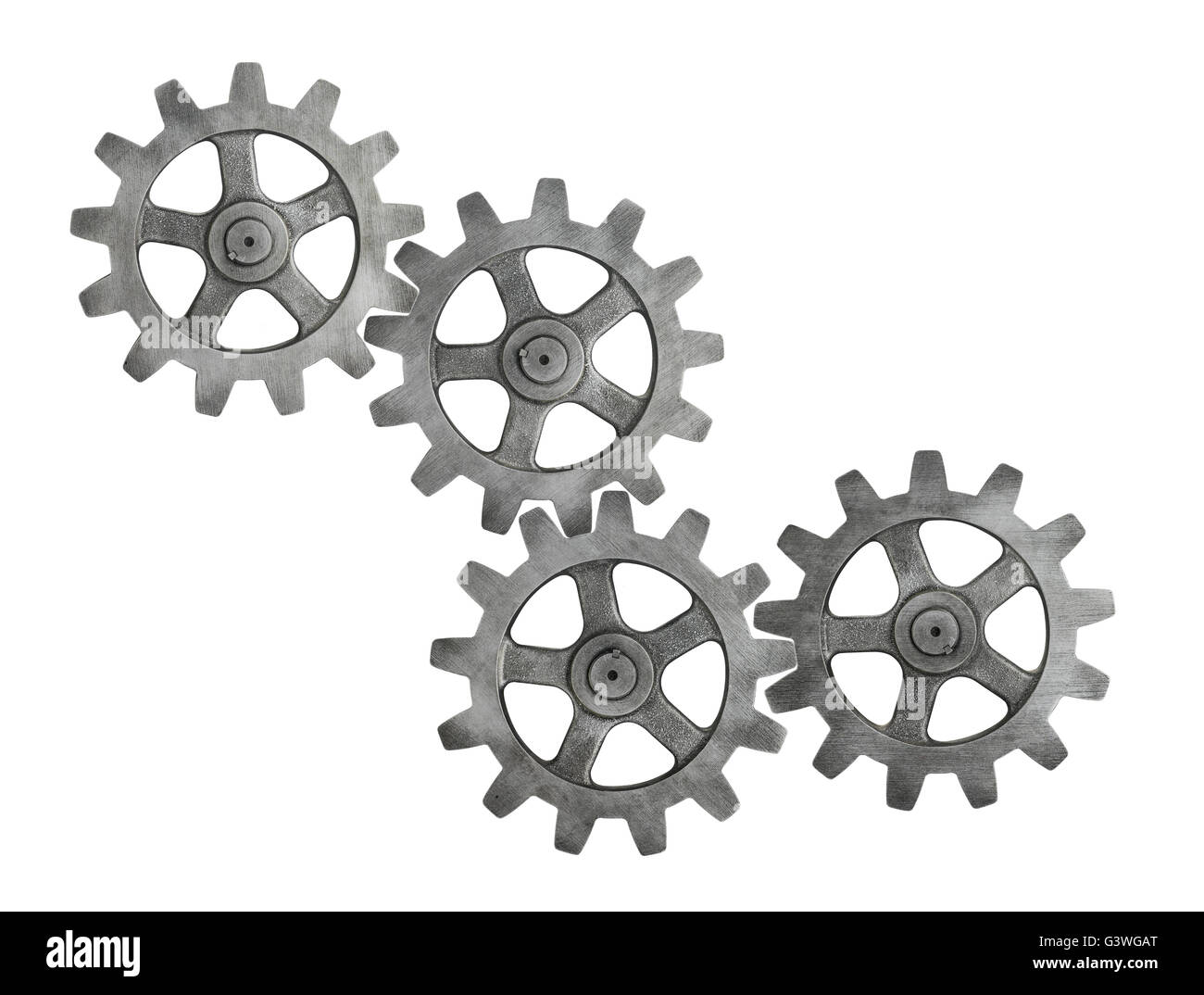 Machinery cogs Cut Out Stock Images & Pictures - Alamy