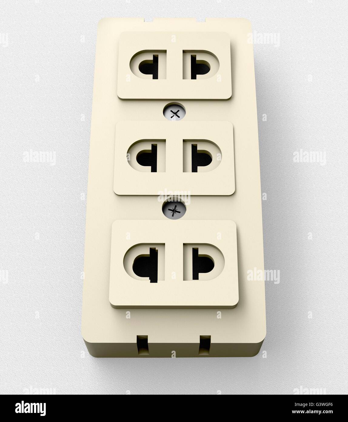 Plastic wall socket hi-res stock photography and images - Alamy