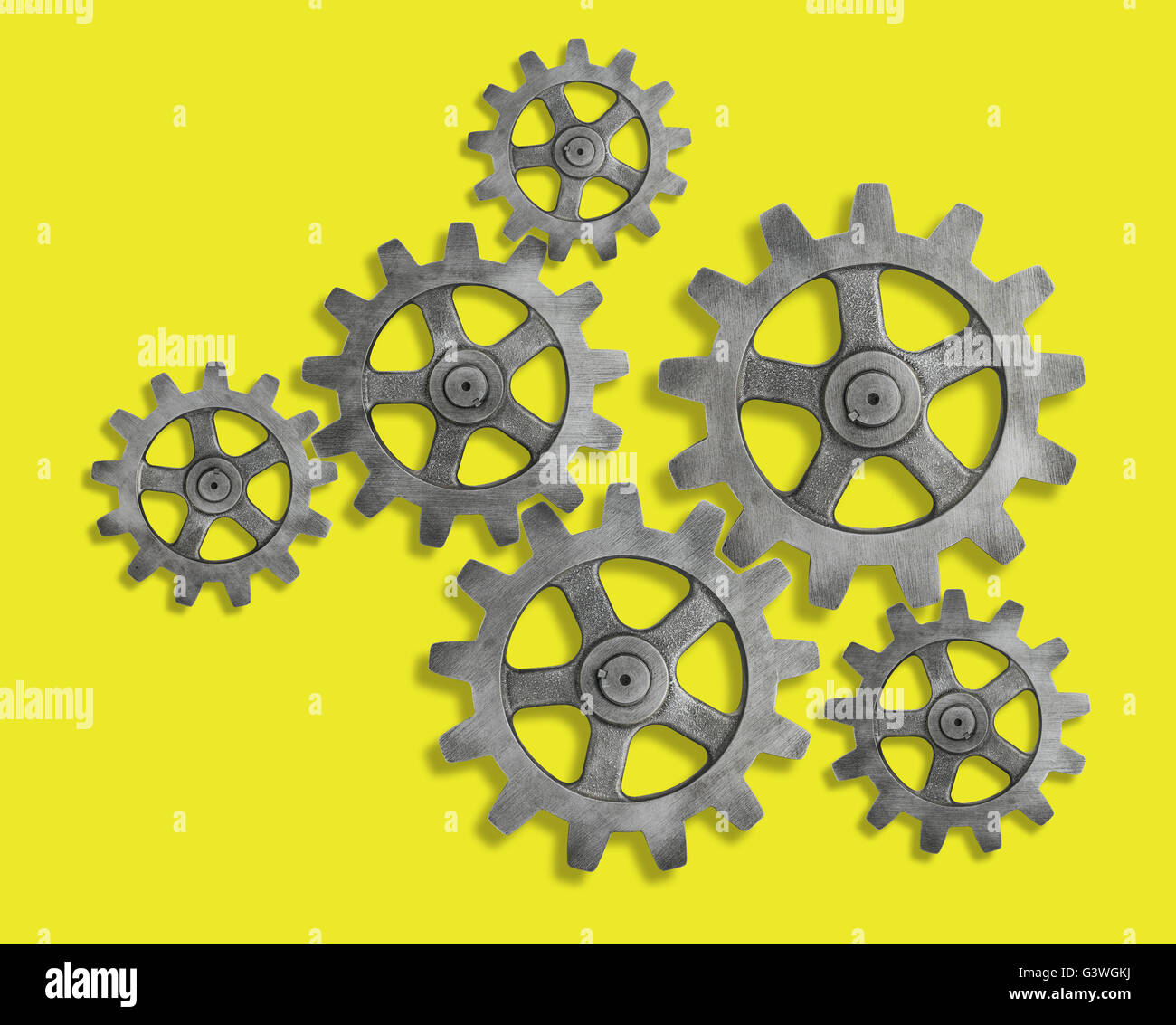 Machinery cogs shadow hi-res stock photography and images - Alamy