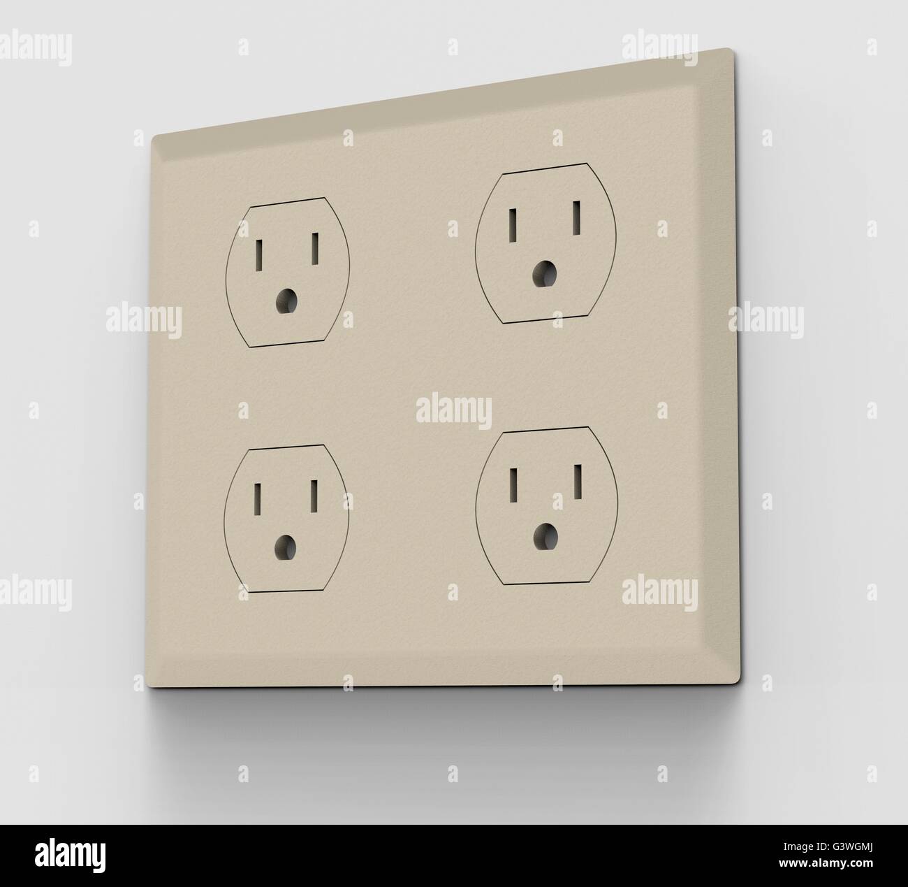 Power socket outlet wall plug hi-res stock photography and images - Alamy
