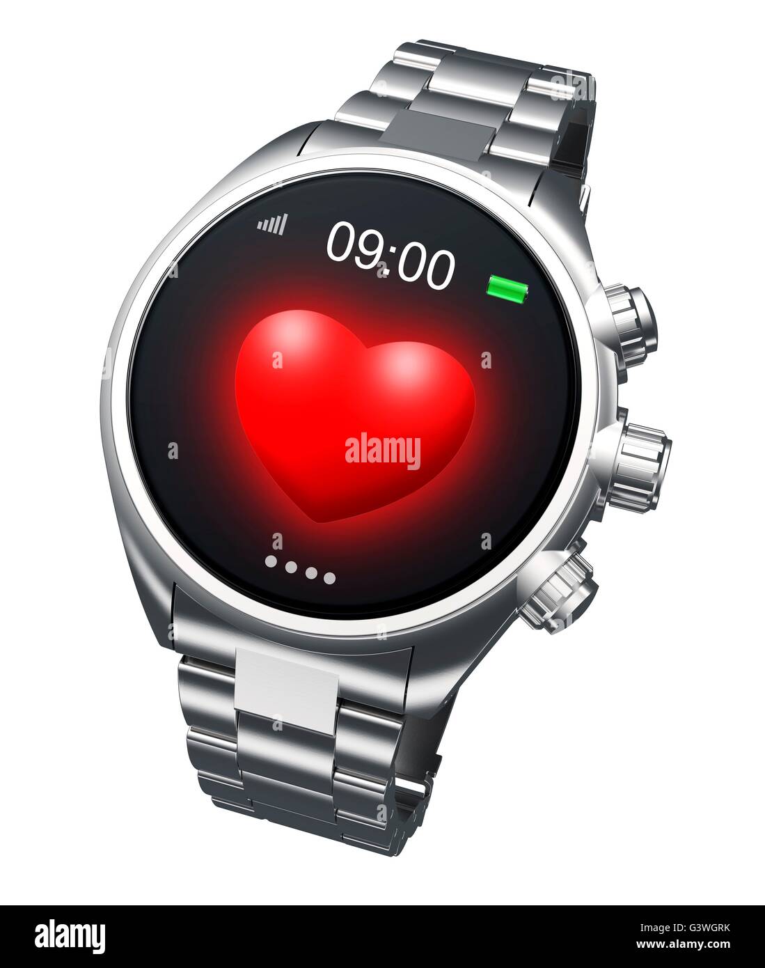 smartwatch isolated on a white back ground Stock Photo - Alamy