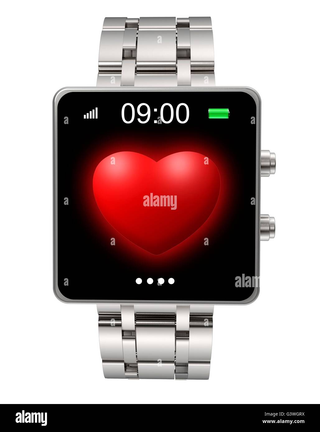 smartwatch isolated on a white back ground Stock Photo - Alamy