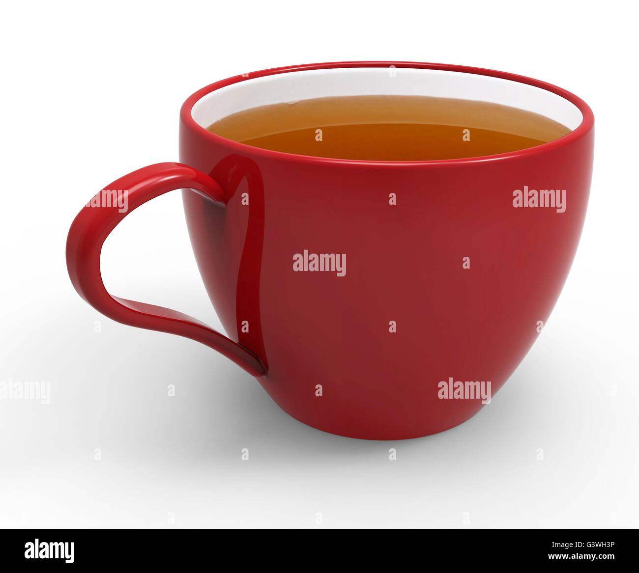 nice coffee cup with fresh coffee isolated Stock Photo - Alamy